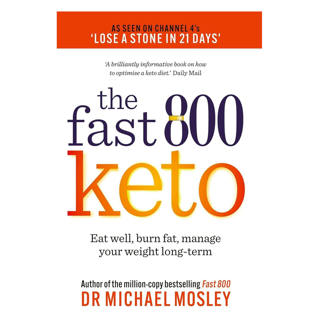 Fast 800 Keto and The Fast 800 Keto Recipe Book 2 Books Set by Dr Mich