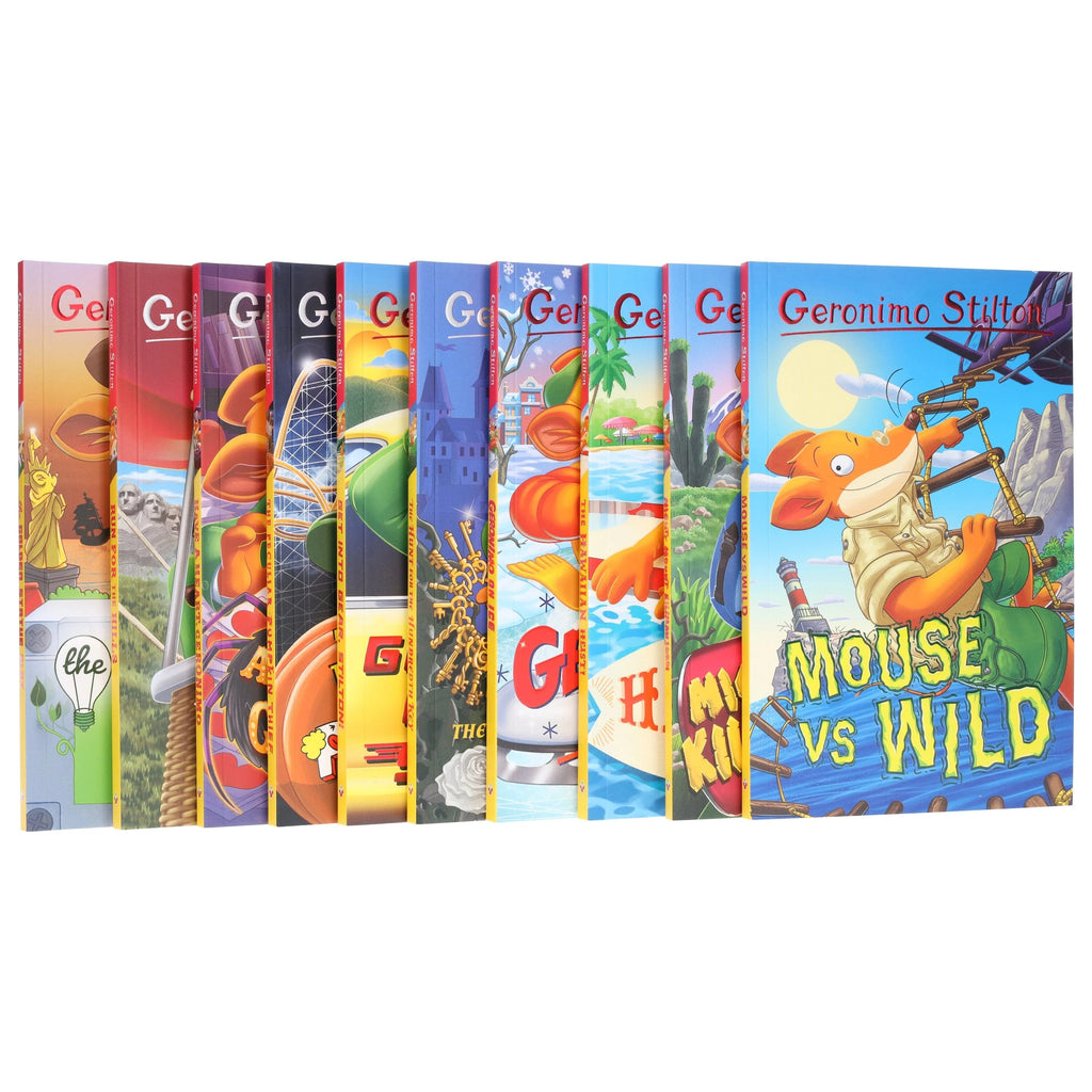 Geronimo Stilton The Illustrated 10 Book Collection (Series 7) Box Set