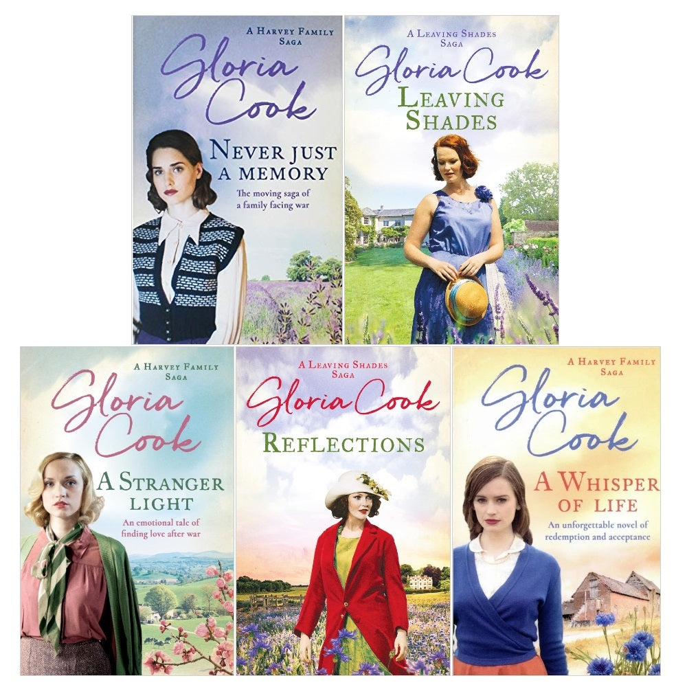 Gloria Cook 5 Books Collection Set (Leaving Shades, Reflections, Never