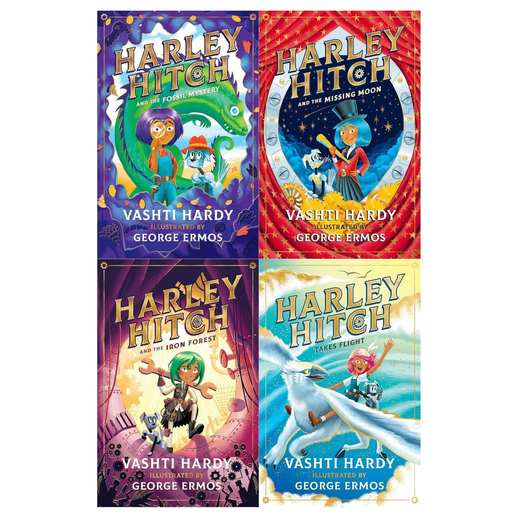 Harley Hitch 4 Books Collection Set by Vashti Hardy (The Iron Forest,