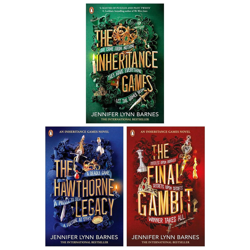 The Inheritance Games Series 3 Books Collection Set By Jennifer Lynn B