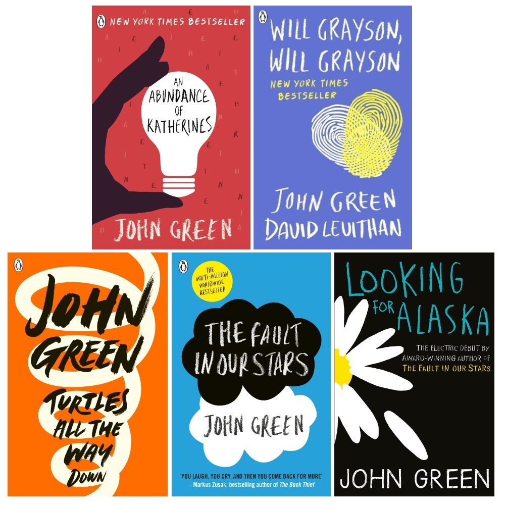 John Green Collection 5 Books Set (Looking for Alaska, The Fault in Ou