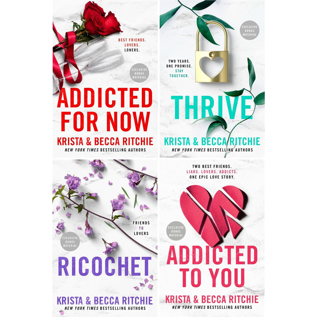 Krista & Becca Ritchie Addicted Series 4 Books Set (Addicted to You, R
