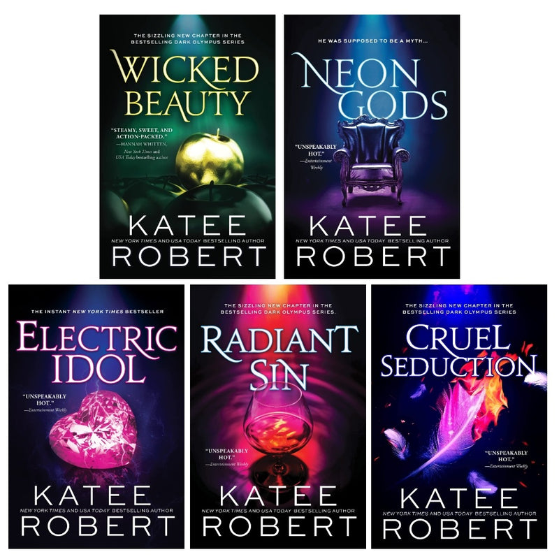 Katee Robert Dark Olympus Series 5 Books Set (Neon Gods, Electric Idol