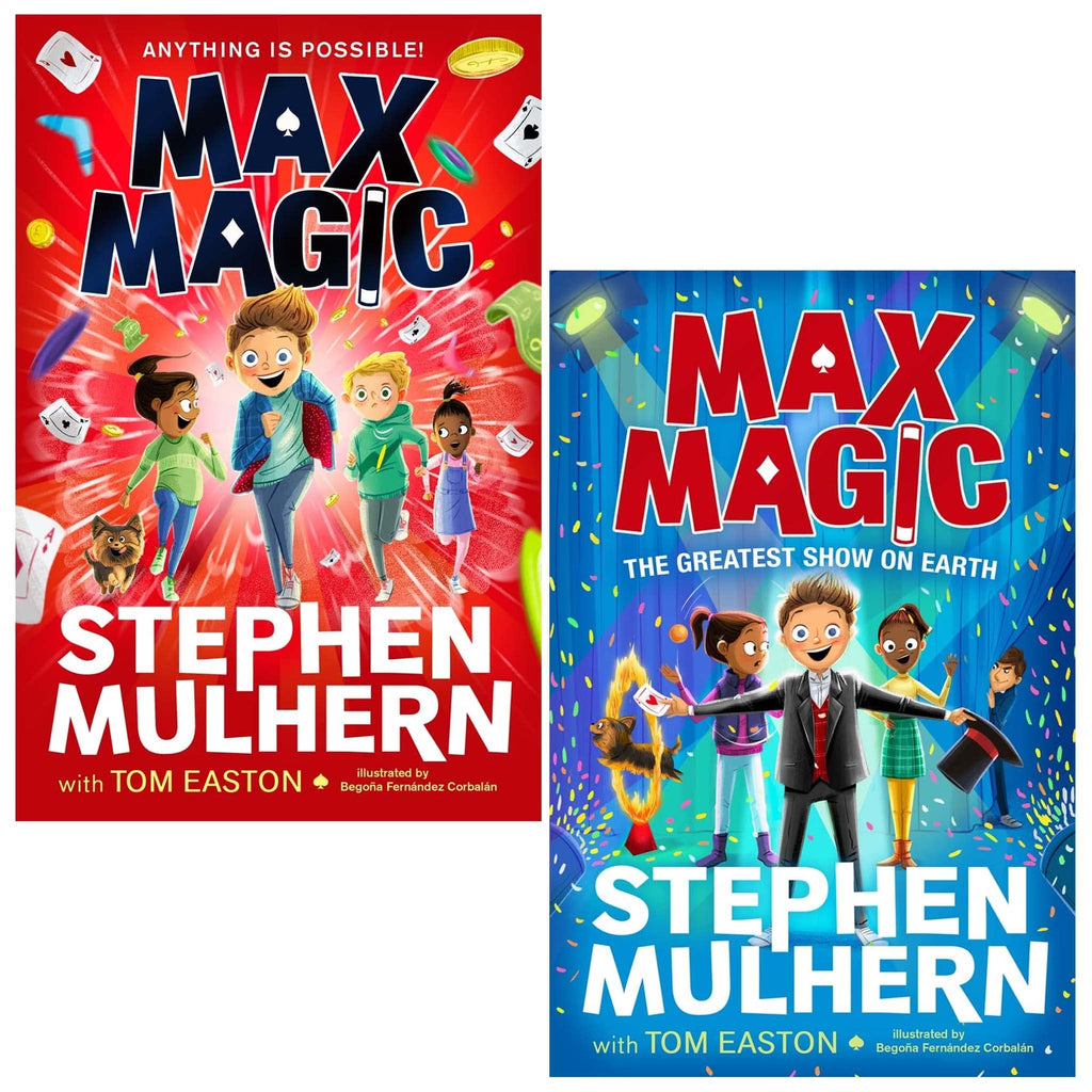Max Magic Series 2 Books Collection Set (Max Magic, The Greatest Show