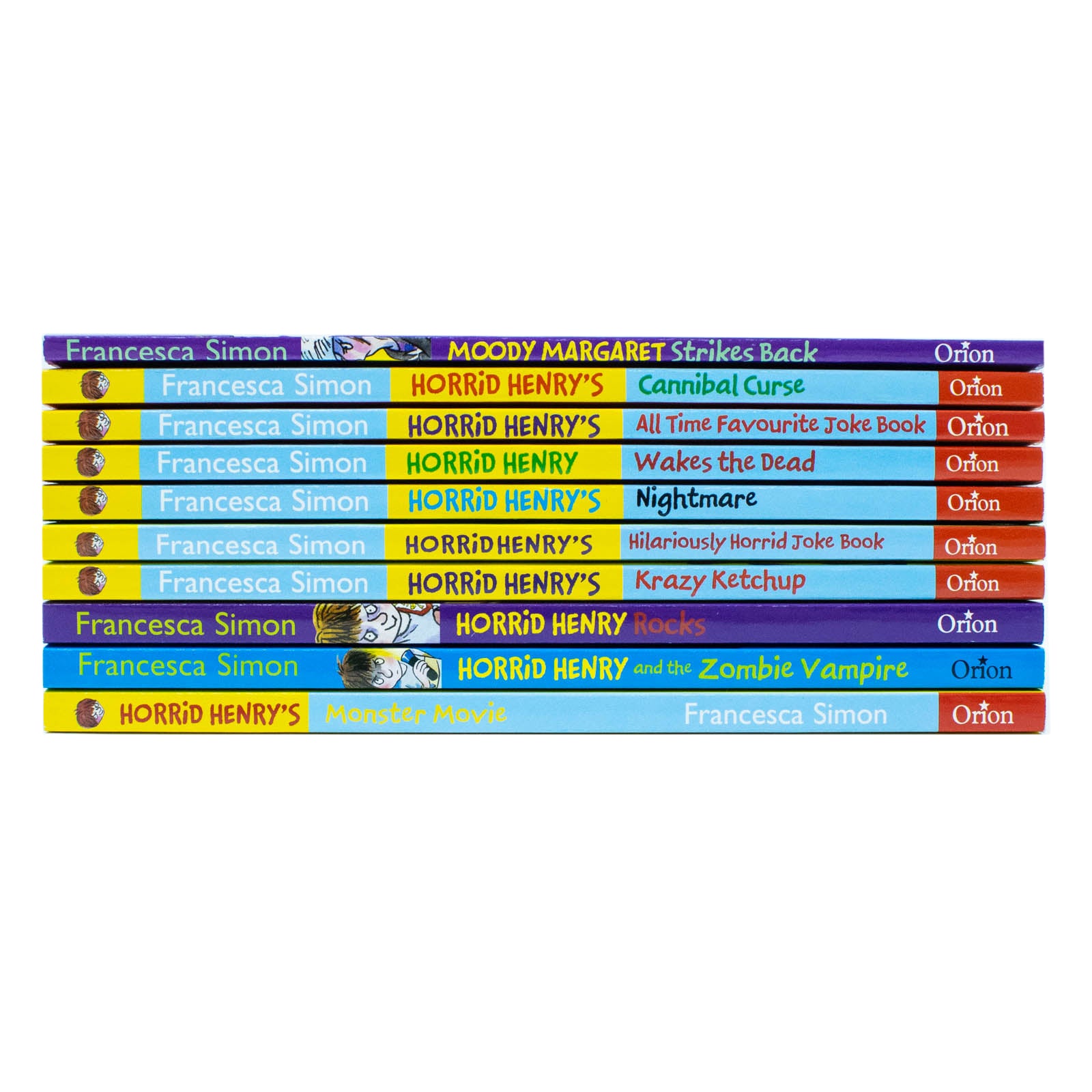Horrid Henry Francesca Simon 10 Books Collection Set (Moody Margaret S