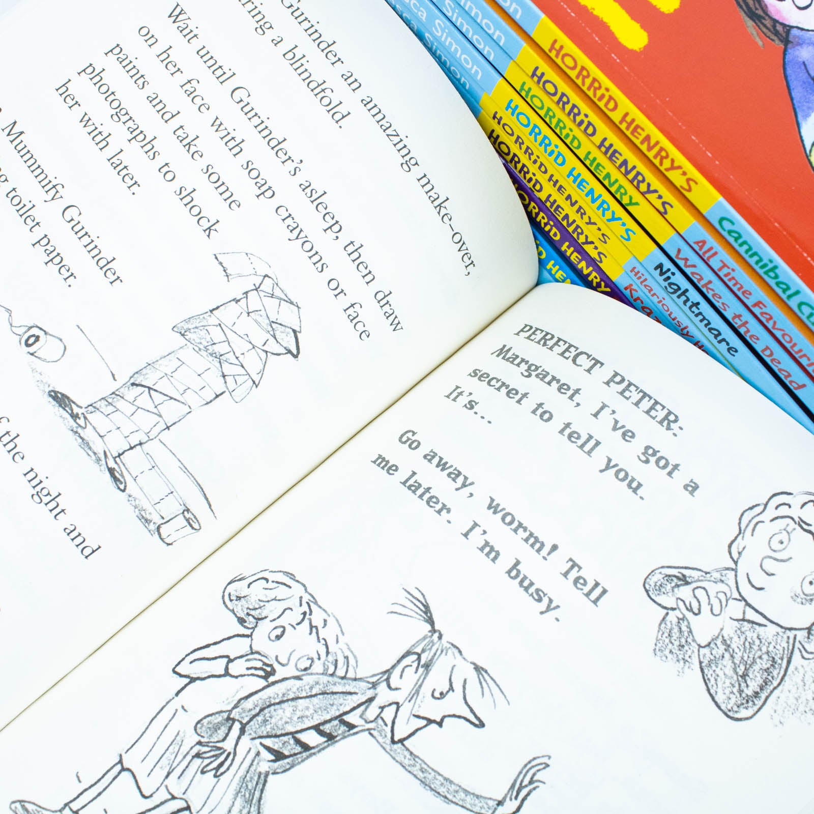 Horrid Henry Francesca Simon 10 Books Collection Set (Moody Margaret S