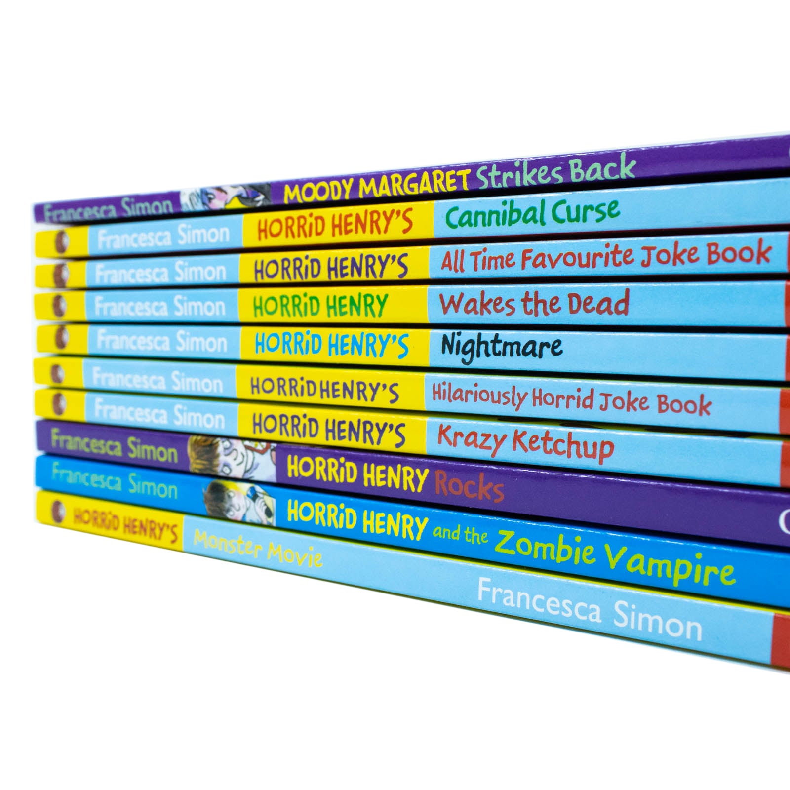 Horrid Henry Francesca Simon 10 Books Collection Set (Moody Margaret S