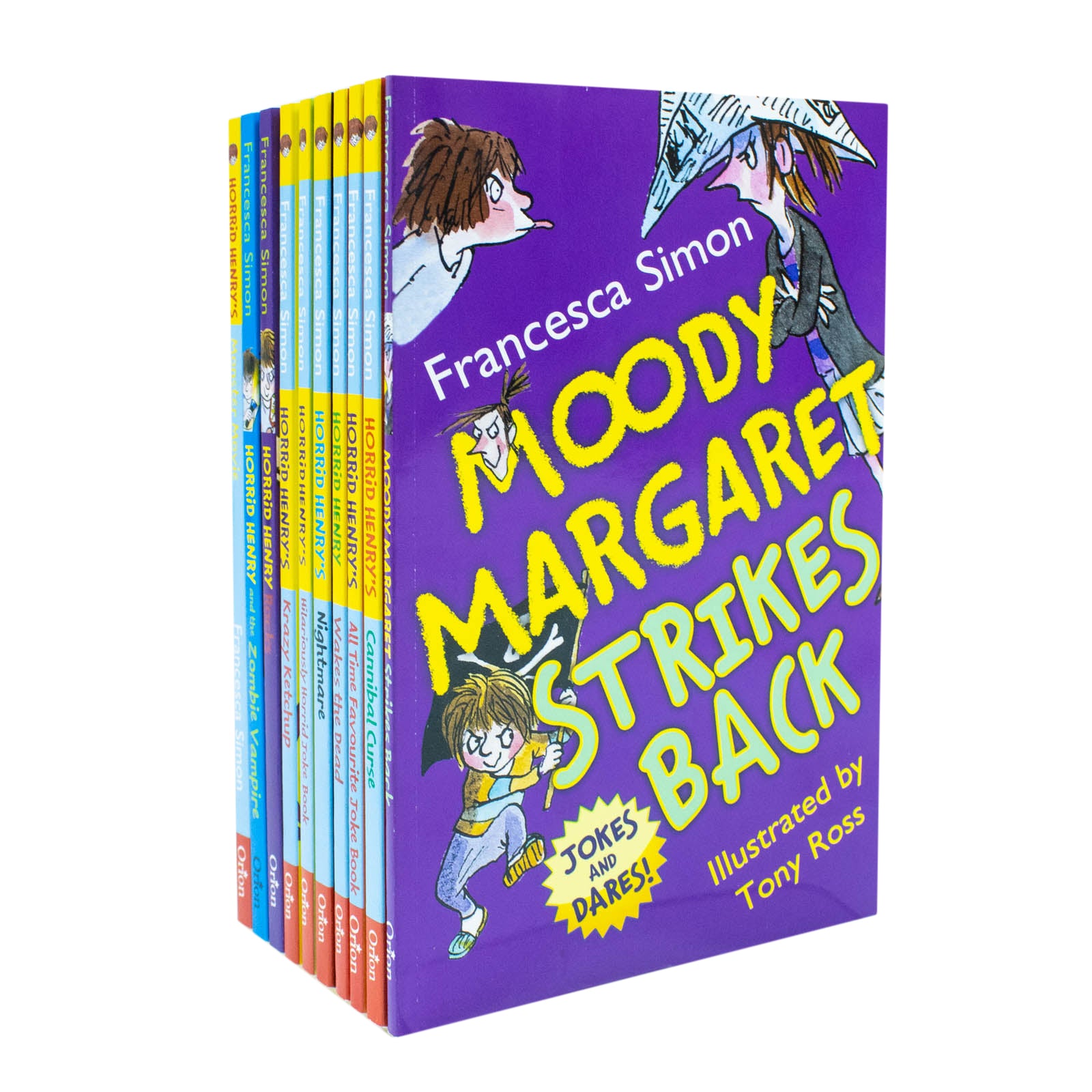 Horrid Henry Francesca Simon 10 Books Collection Set (Moody Margaret S