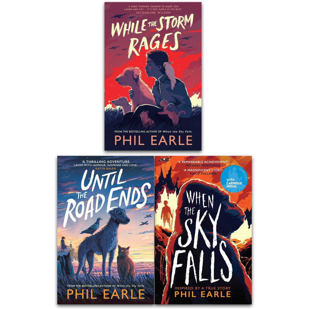 Phil Earle 3 Books Collection Set (When the Sky Falls, Until the Road