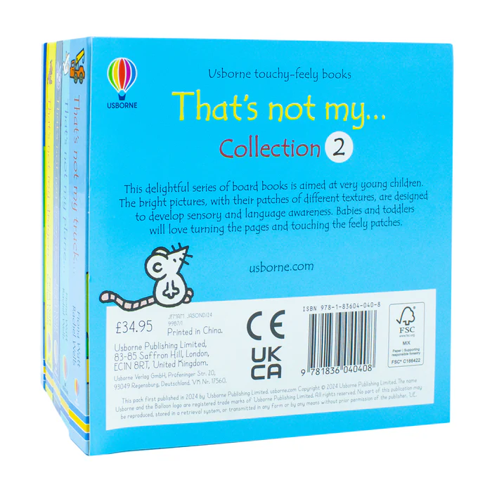 Usborne Touchy-Feely Books That's Not my... Collection 2: 5 Books Set