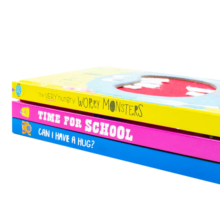The Very Hungry Worry Monsters Touch and Feel Library 3 Books Set (The