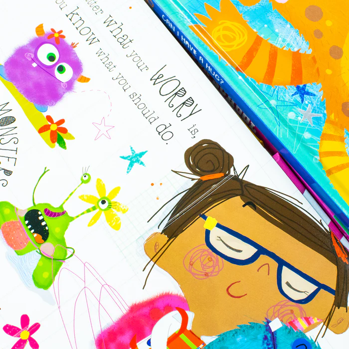 The Very Hungry Worry Monsters Touch and Feel Library 3 Books Set (The