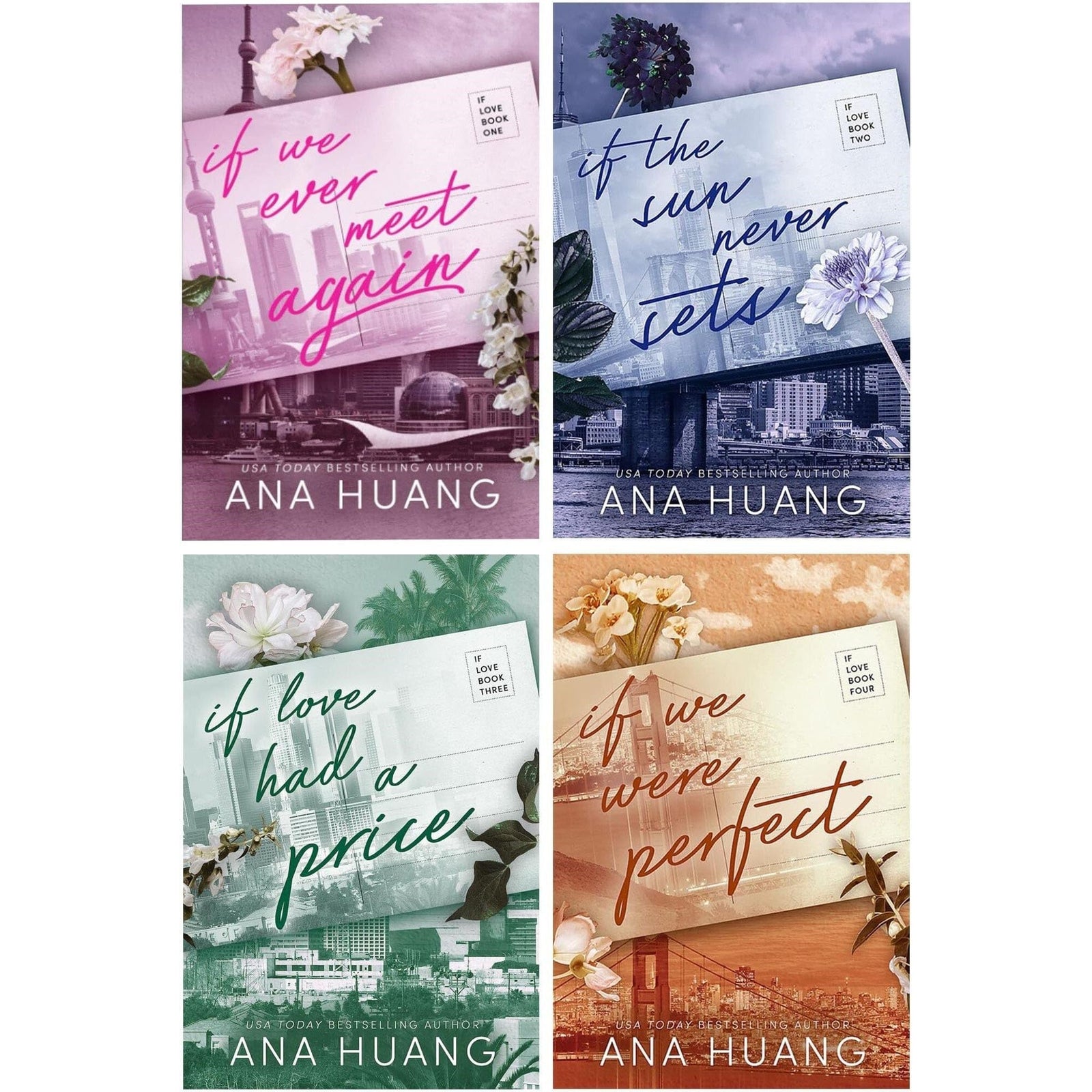 If Love Series by Ana Huang 4 Books Collection Set (If We Ever Meet Ag
