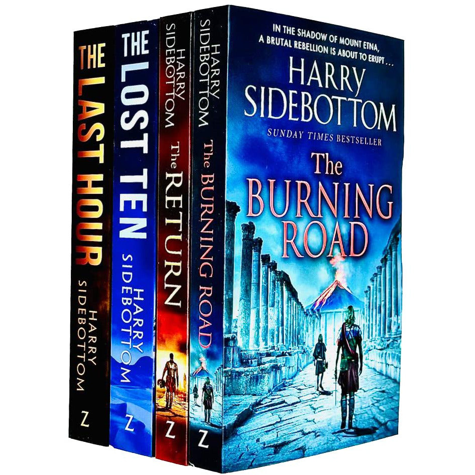Harry Sidebottom Collection 4 Books Set (The Burning Road, The Return,