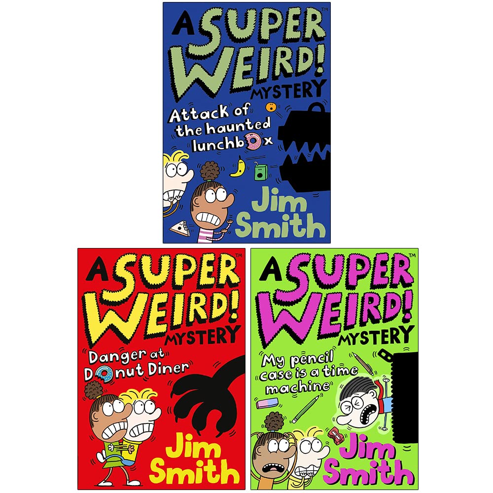 Jim Smith Super Weird Mystery Collection 3 Books Set (Attack of the Ha