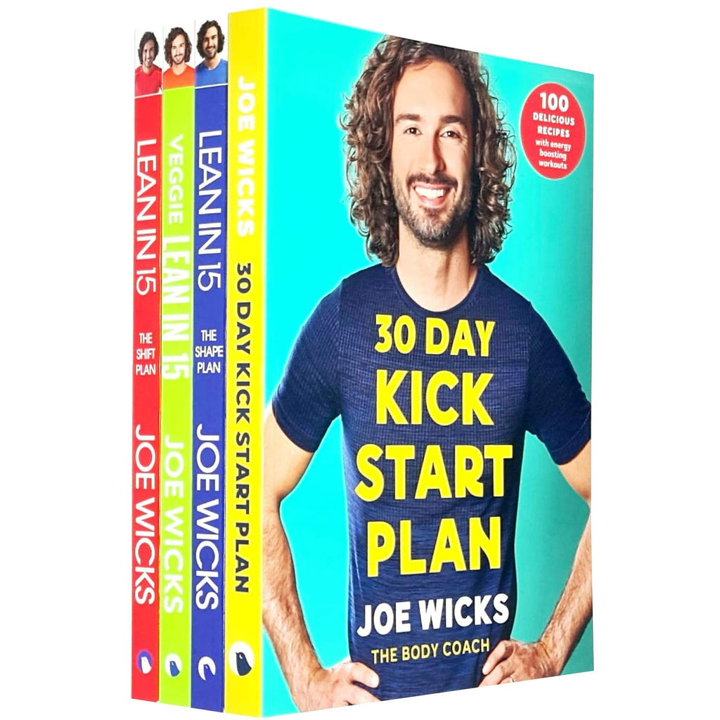 Joe Wicks Collection 4 Books Set (30 Day Kick Start Plan, The Shape Pl