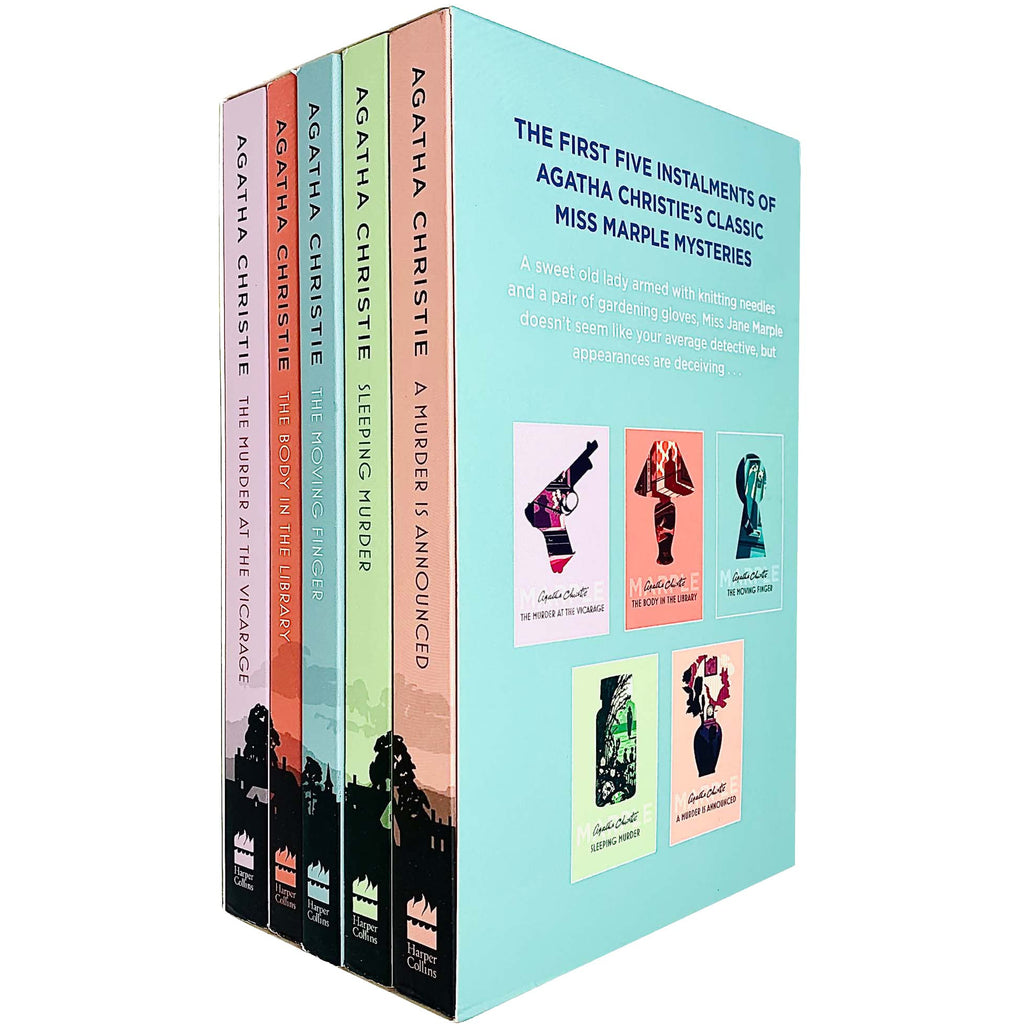Miss Marple Mysteries Series Books 1 - 5 Collection Set by Agatha Chri
