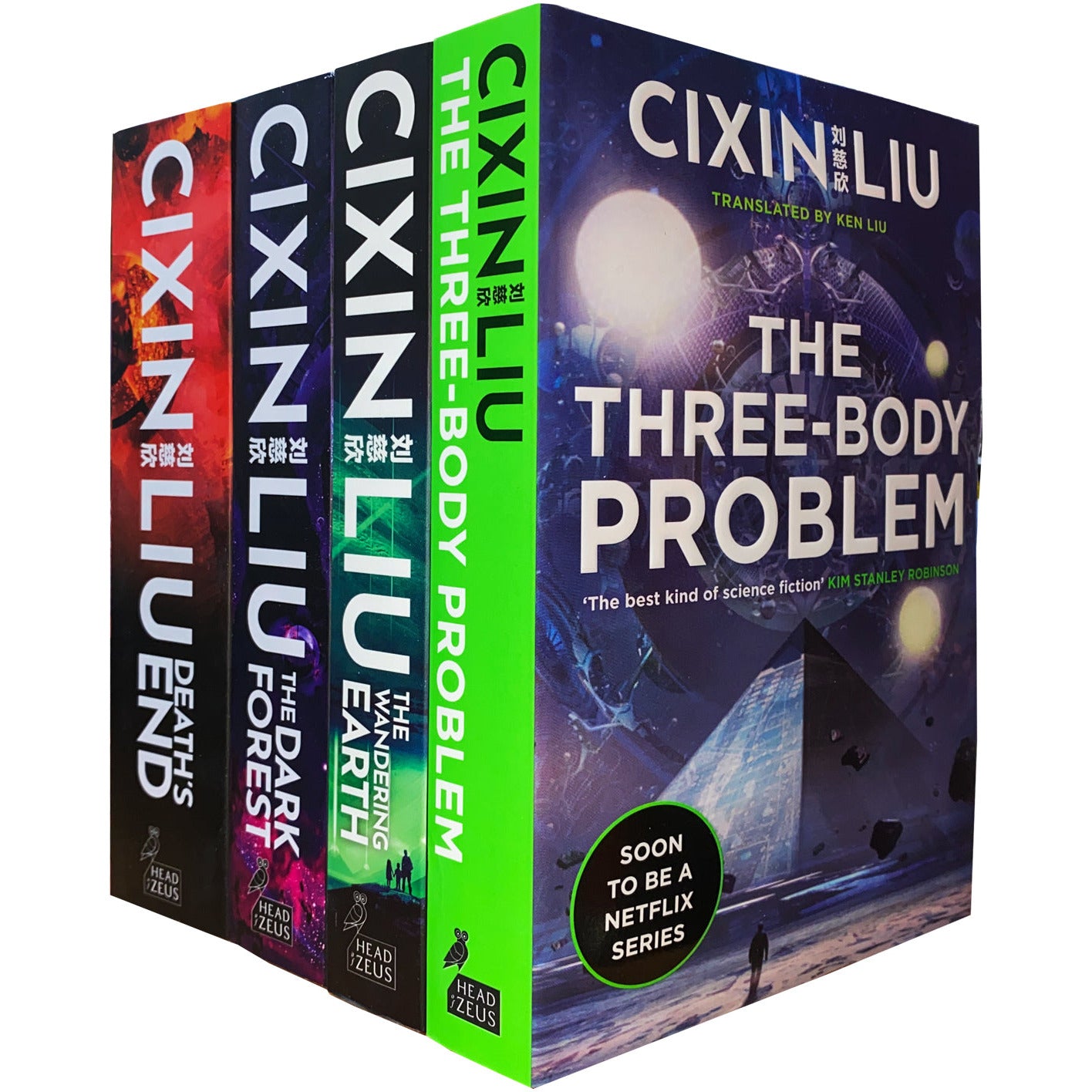 Cixin Liu Three Body Problem 4 Books Collection Set - The Three-body P