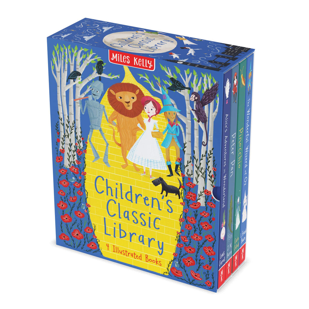 Children's Classic Library 4 Books Slipcase Gift Set (Alice's