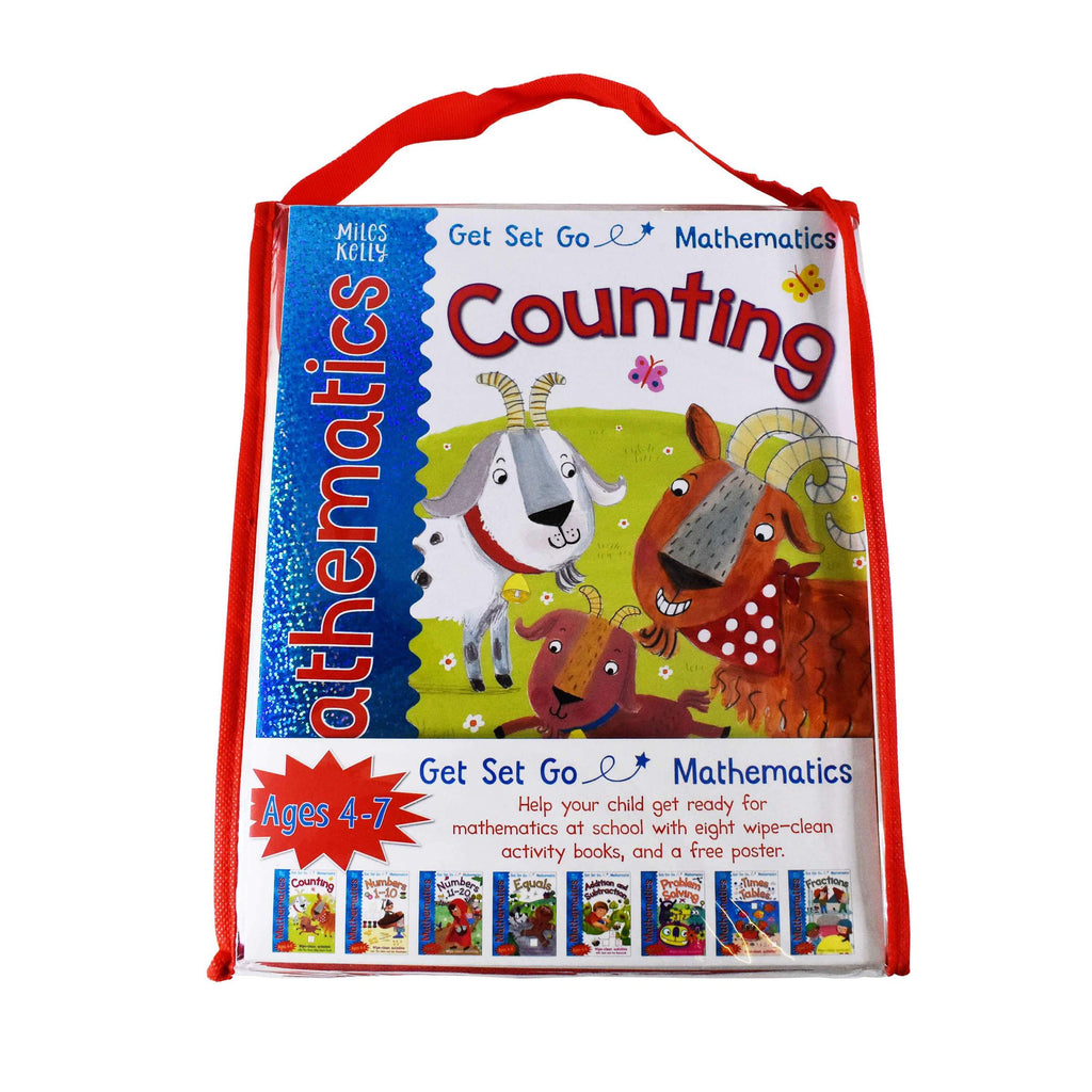 Get Set Go Mathematics 8 Books Wipe Clean Activity Book Set With Poste