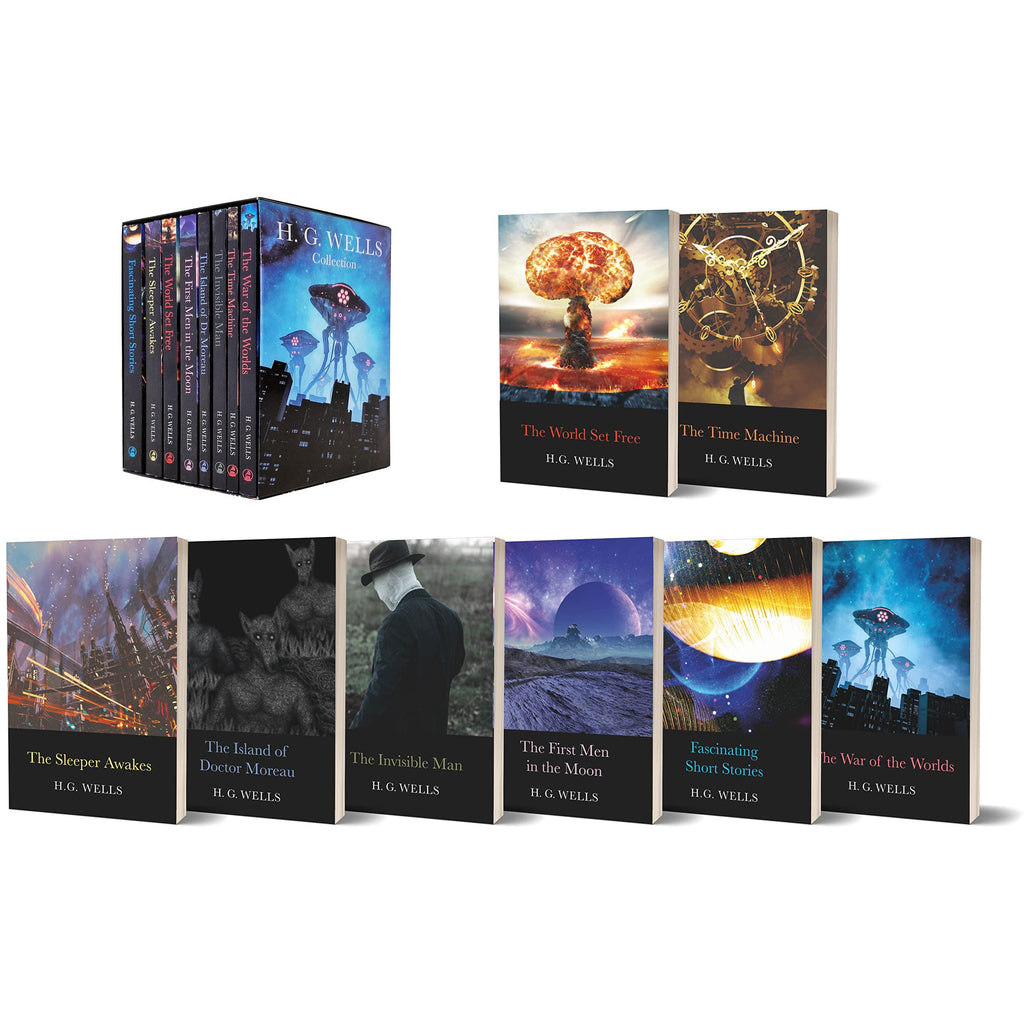 H. G. Wells Collection 8 Books Box Set (The War of the Worlds, Time Ma