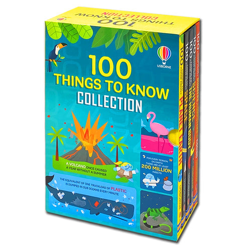 Usborne 100 Things To Know about books Collection 5 Books Box Set
