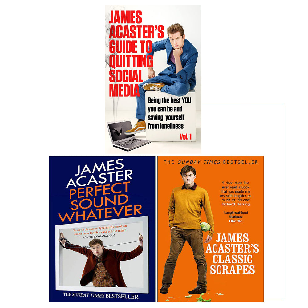 James Acaster 3 Books Collection Set (James Acaster's Guide to Qu
