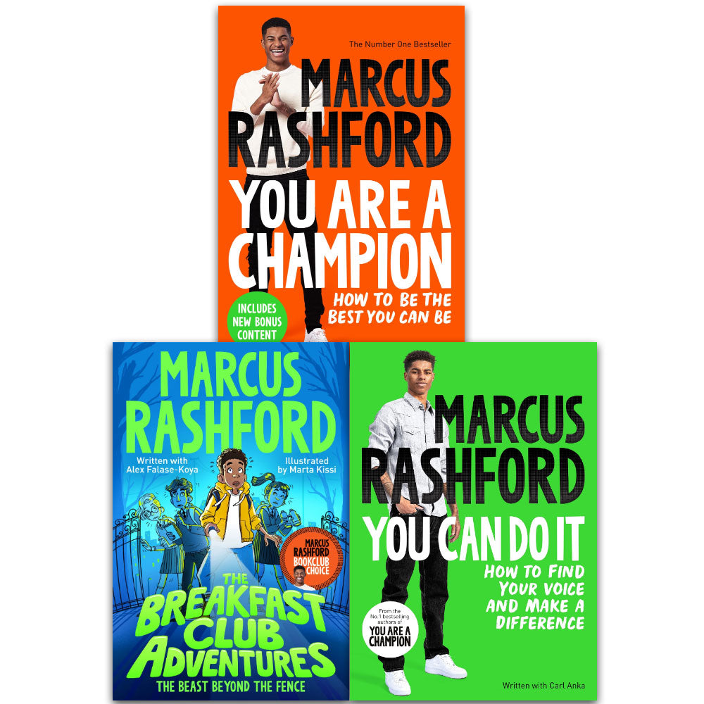 Marcus Rashford Collection 3 Books Set (The Breakfast Club Adventures,
