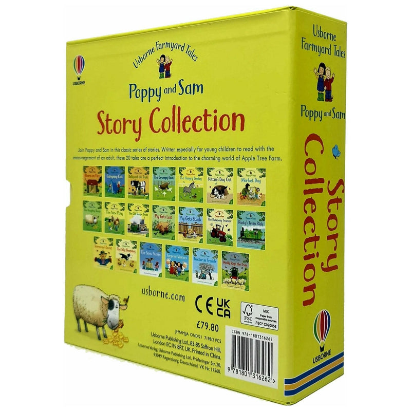 Usborne Complete book of Farmyard Tales Poppy and Sam Series 20 Books