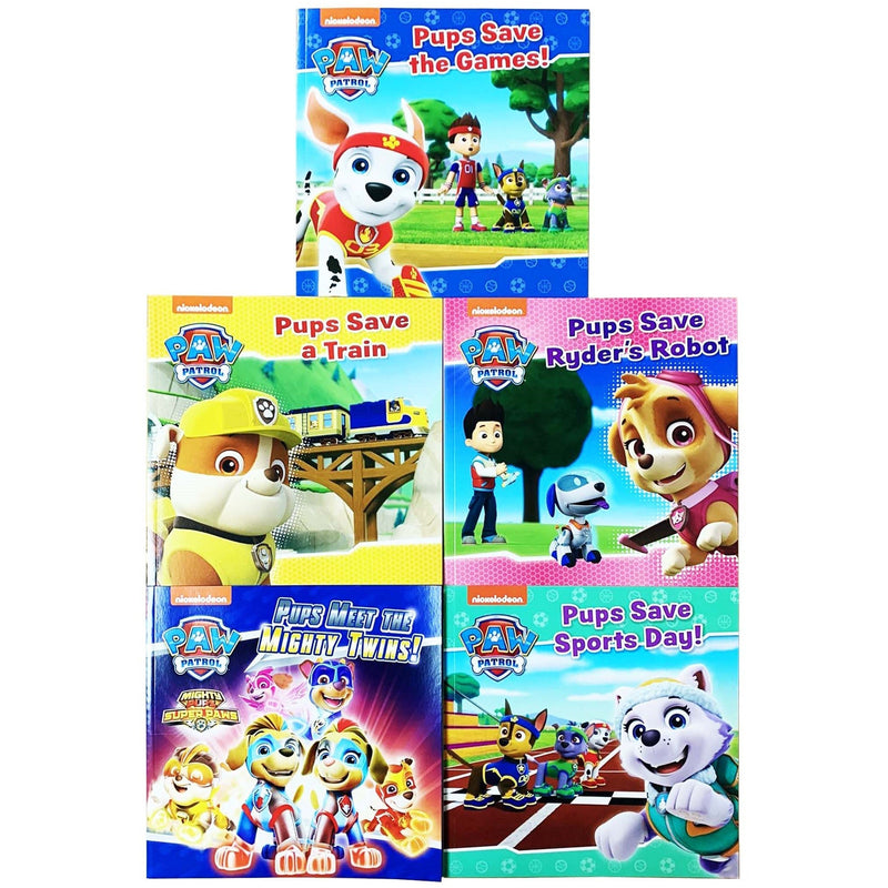 Nickelodeon PAW Patrol Pups Collection 5 Books Set