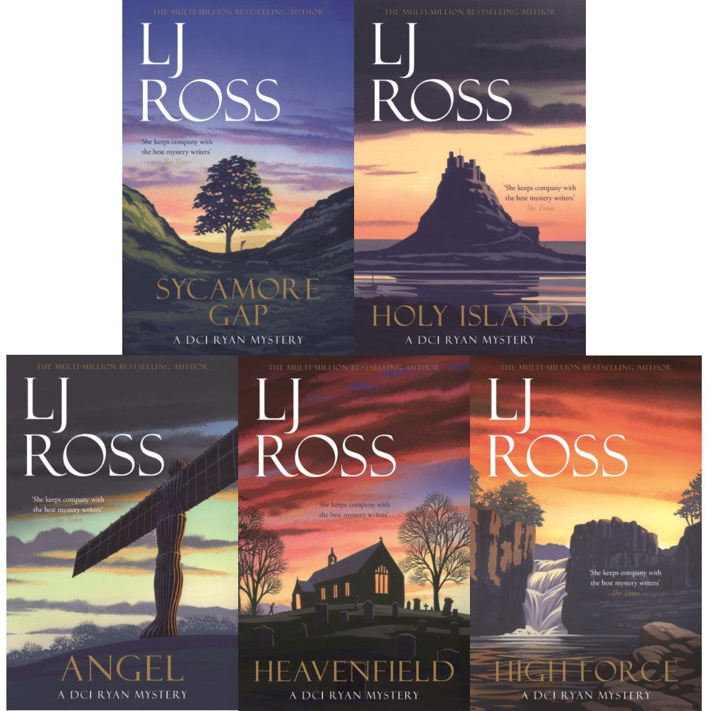 The DCI Ryan Mystery 5 Books Collection Set by LJ Ross - Holy Island,