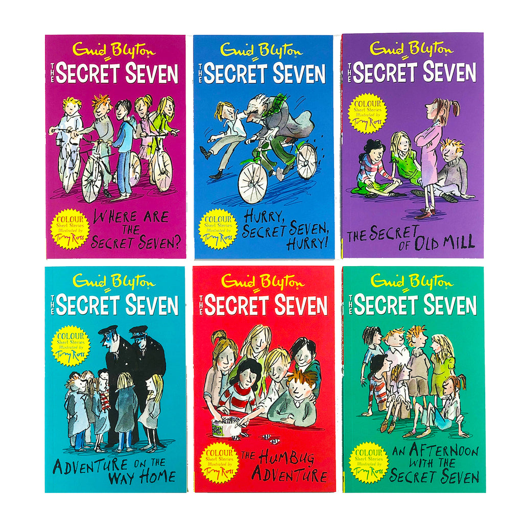 Enid Blyton The Secret Seven Short Story Collection 6 Books Box Set (A