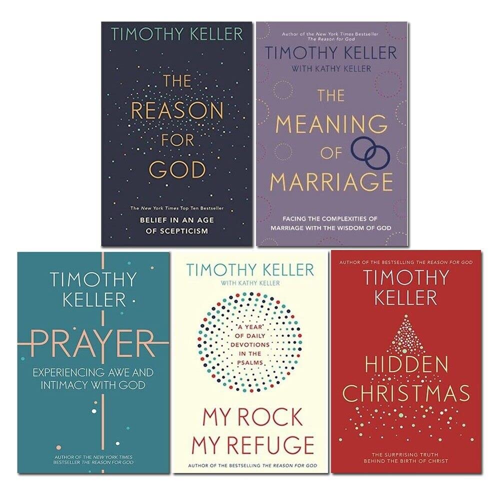 Timothy Keller 5 Books Collection Set (Hidden Christmas, Prayer, My Ro