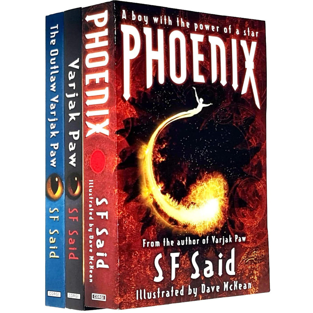 SF Said Collection 3 Books Set (Varjak Paw, Phoenix, The Outlaw Varjak
