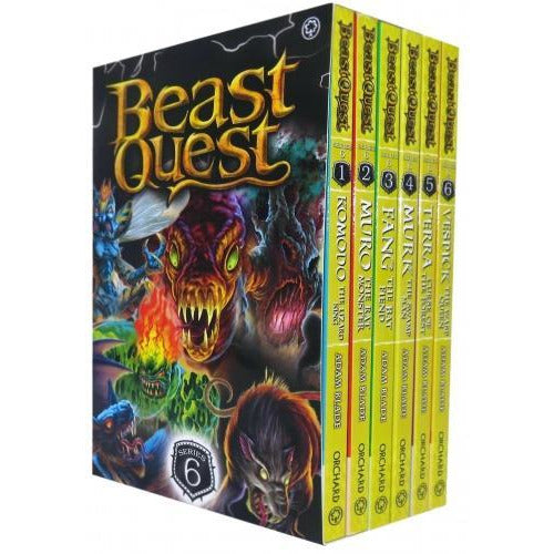 Beast Quest Series 6 The World Of Chaos 6 Books Collection Box Set