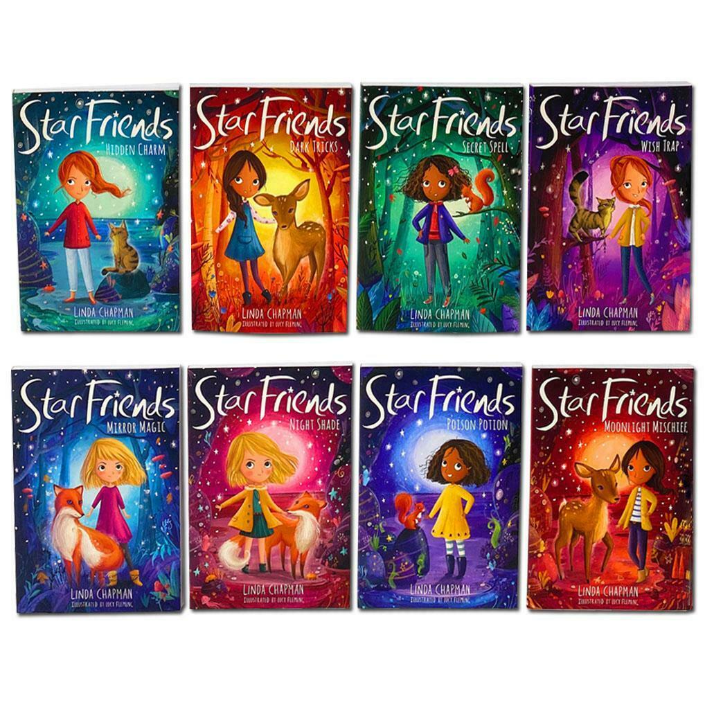 Star Friends Series 8 Books Collection Set by Linda Chapman (Mirror Ma